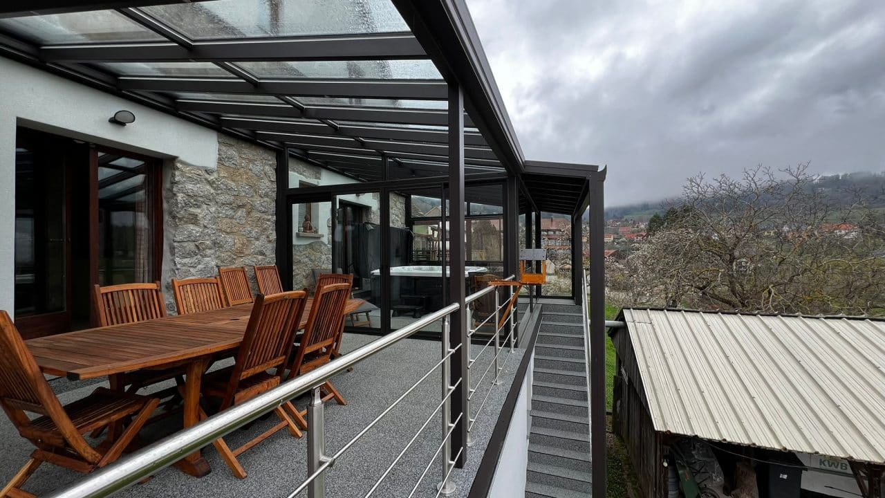 Véranda terrasse : construction d'une véranda sur terrasse - Le Vérandier